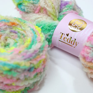 MYPZ Teddy – hand-dyed Happy Mess – MYPZ Handmade Luxury